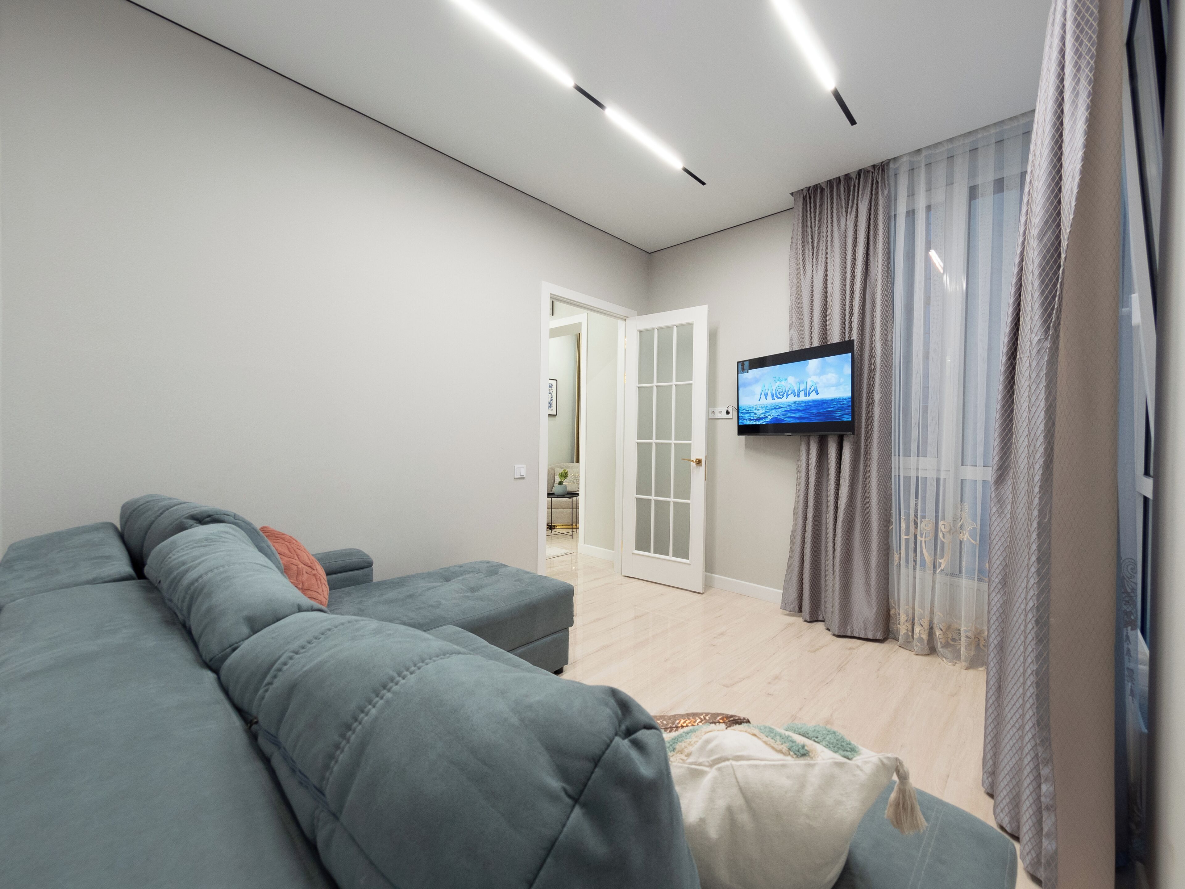 Apartamento, 2 quartos, banheiro privativo, vista para a montanha | Área de estar