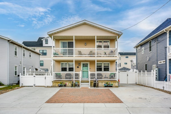 Walk To Beach & Marinas! Brigantine 2-unit Duplex - New Jersey