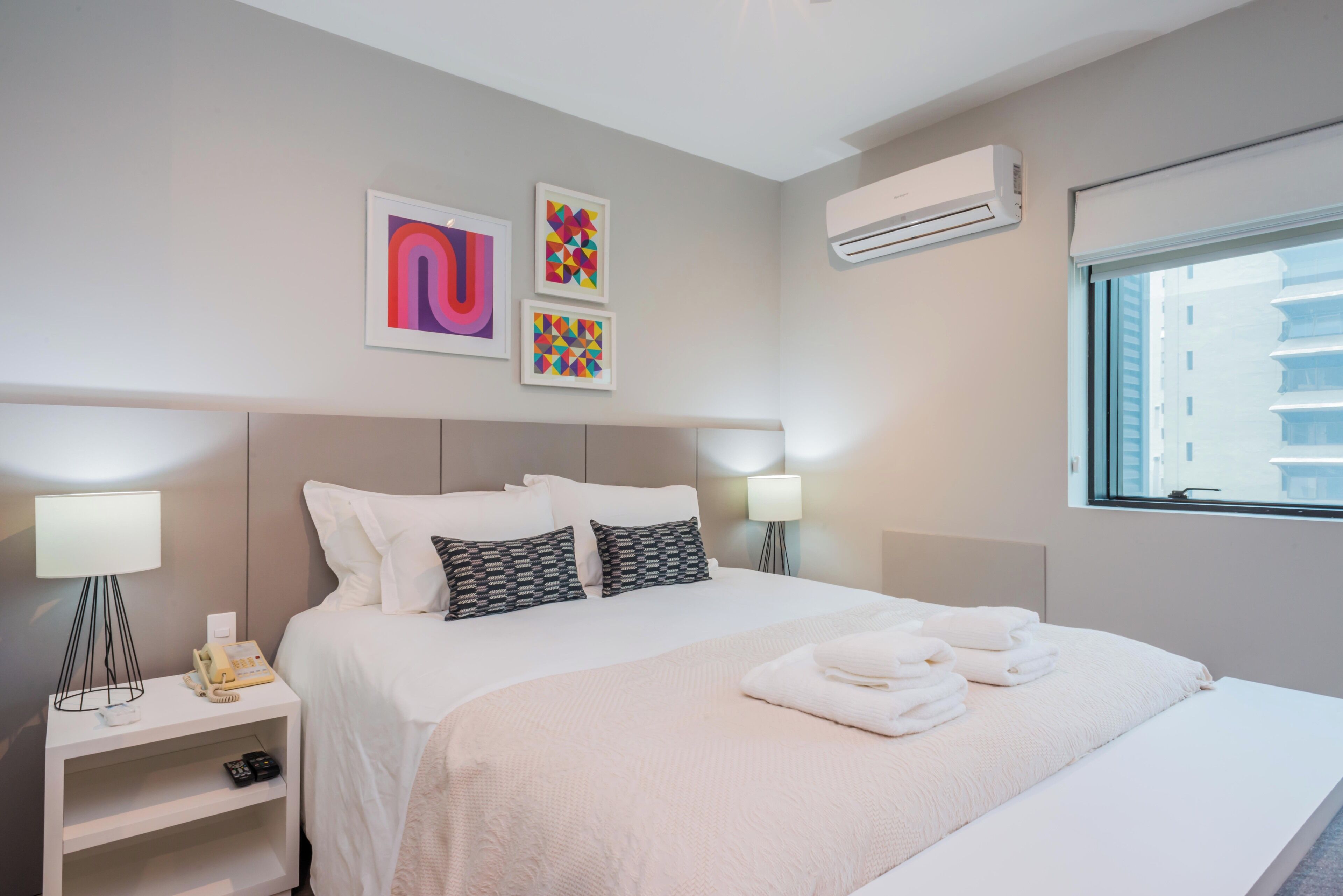 Estúdio Deluxe | Wi-fi grátis, roupa de cama fornecida 