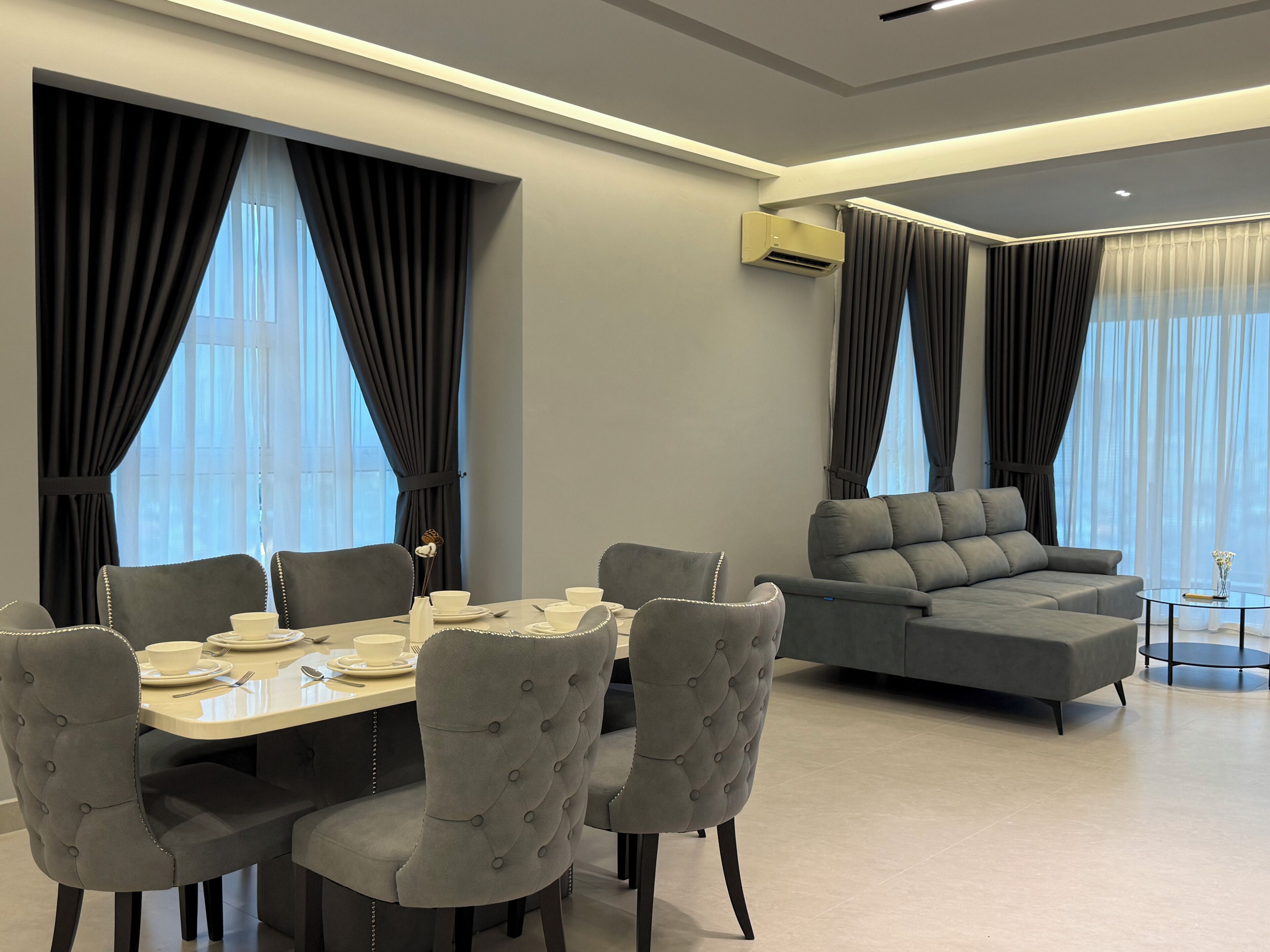 Apartamento, 3 quartos, para não fumantes, vista para a cidade | Opções para refeição