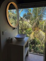 Quarto casal ou duplo luxo, vista para o jardim | Parte interna