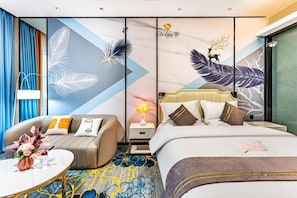 Quarto Duplo, Vista para a cidade | Secretária, Wi-fi grátis 