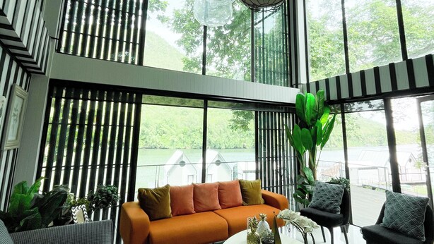 Quarto Duplo Familiar, varanda, vista para o rio | Interior