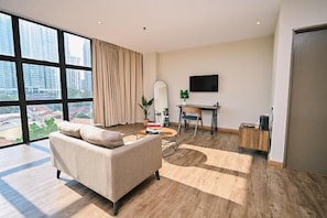 Quarto Quádruplo Deluxe | Sala de estar