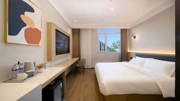 Quarto casal conforto | Wi-Fi de cortesia, roupa de cama