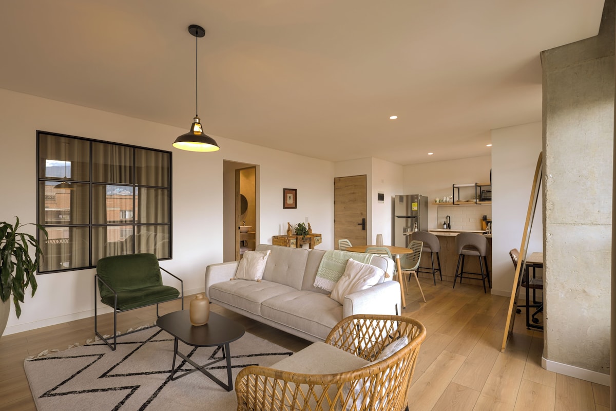 Apartamento conforto | Área de estar | TV LCD 32 polegadas com canais a cabo