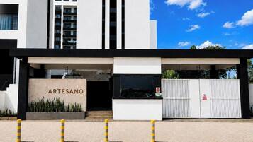 Apartamento Deluxe, vista para a piscina | Exterior