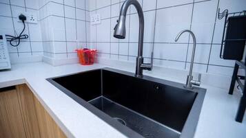 Apartamento luxo, vista para a piscina | Parte interna