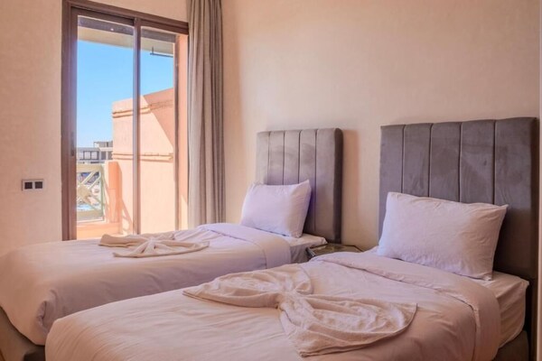 Luxury 2br With Pool Camp Garden View Balcony - Marrakesh
