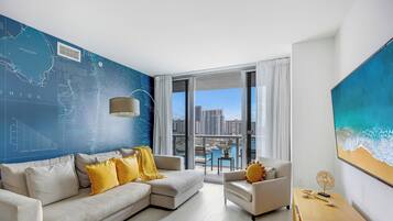 Apartamento Comfort, 1 quarto, varanda | Sala de estar