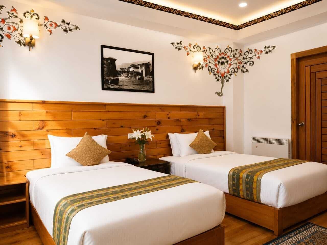Quarto Duplo ou Twin Deluxe, vista para a montanha | Ferro/tábua de engomar, Wi-fi grátis 