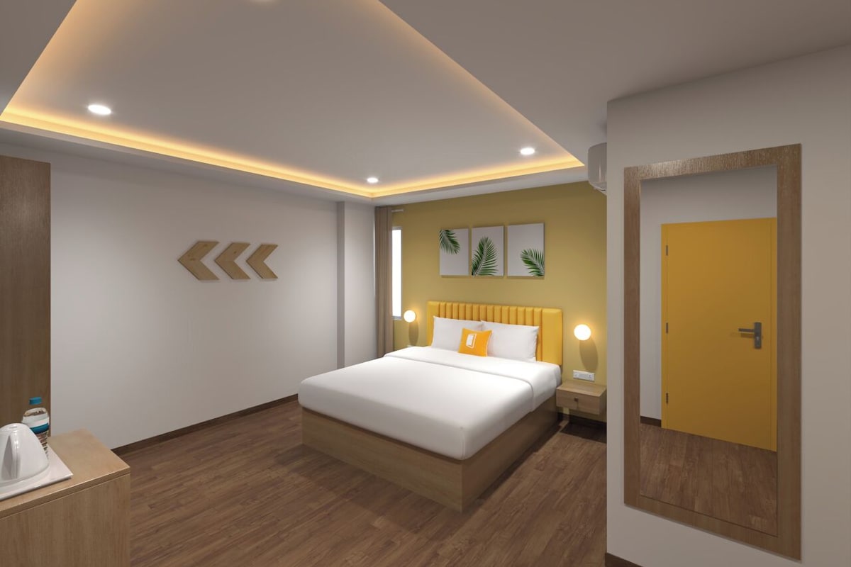 Deluxe King Room | Secretária, secretária adequada para computadores portáteis