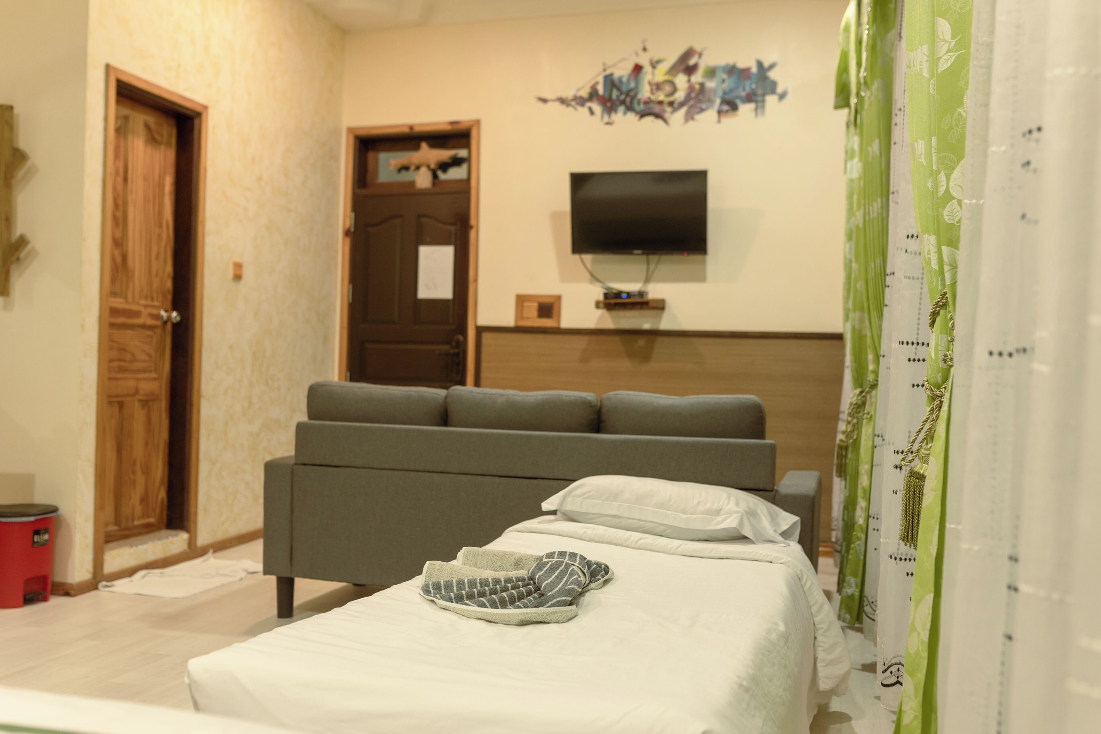 Quarto Triplo Familiar, vista para o mar | Interior