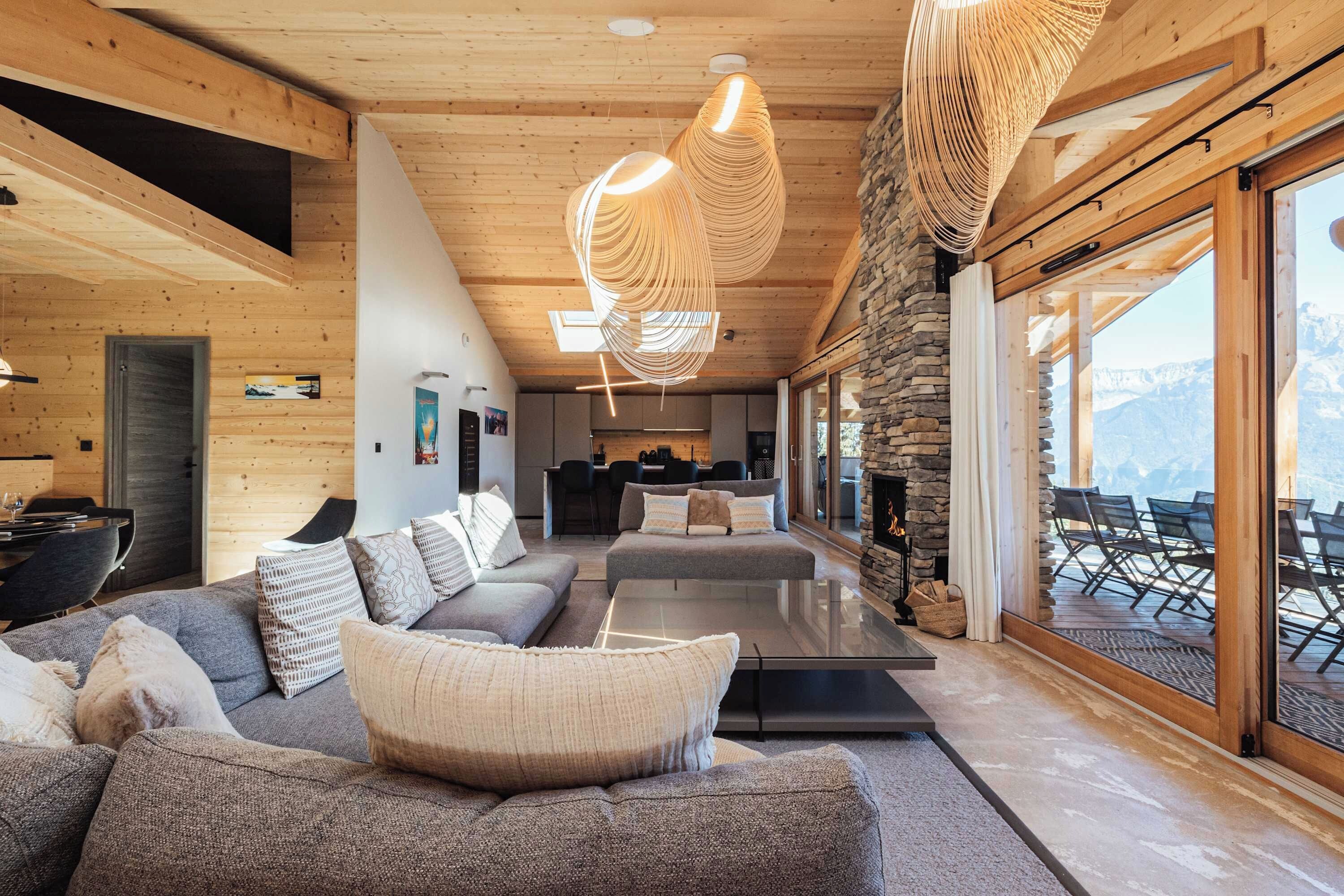 Chalet De Luxe Avec Spa Et Vue Sur Les Montagnes - Cordon