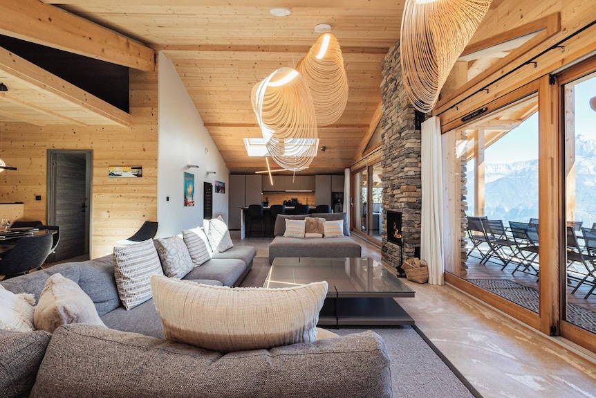 Chalet De Luxe Avec Spa Et Vue Sur Les Montagnes - Cordon