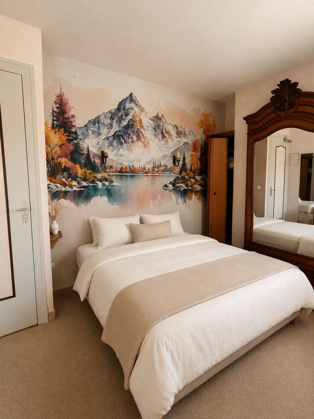 Quarto Duplo Comfort, vista para a montanha
