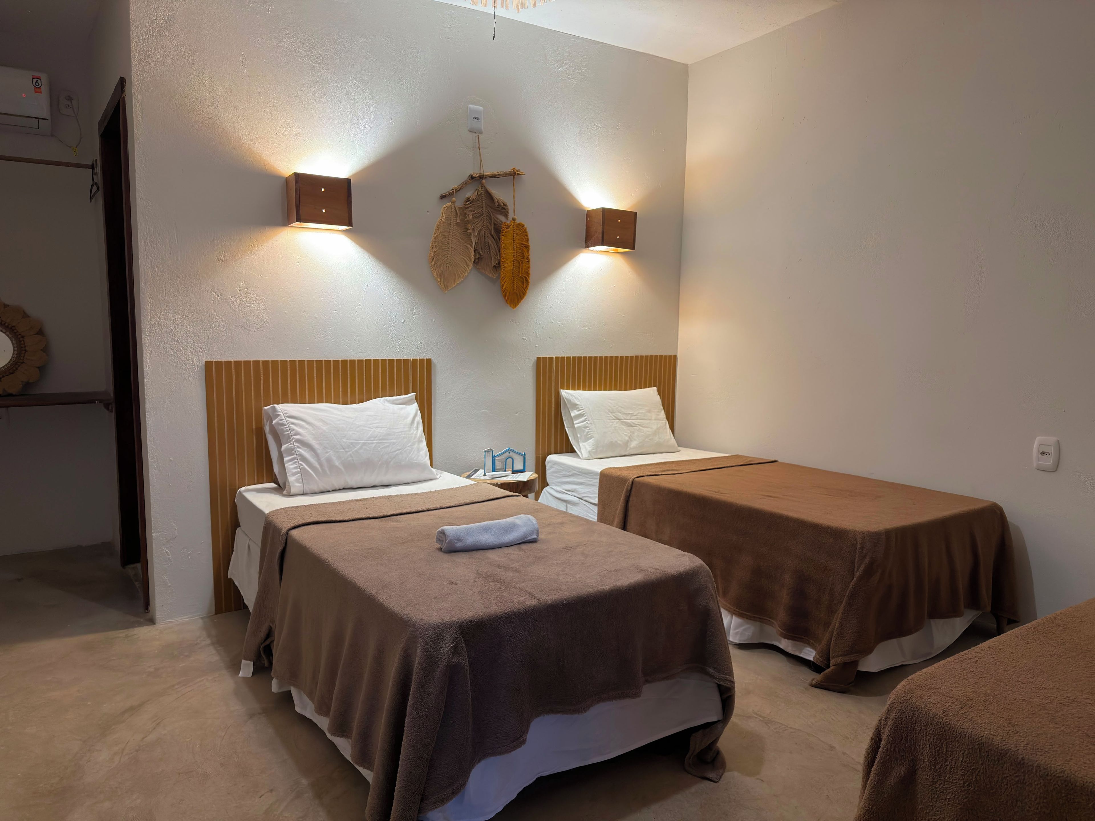 Quarto Triplo Comfort, vista para o jardim