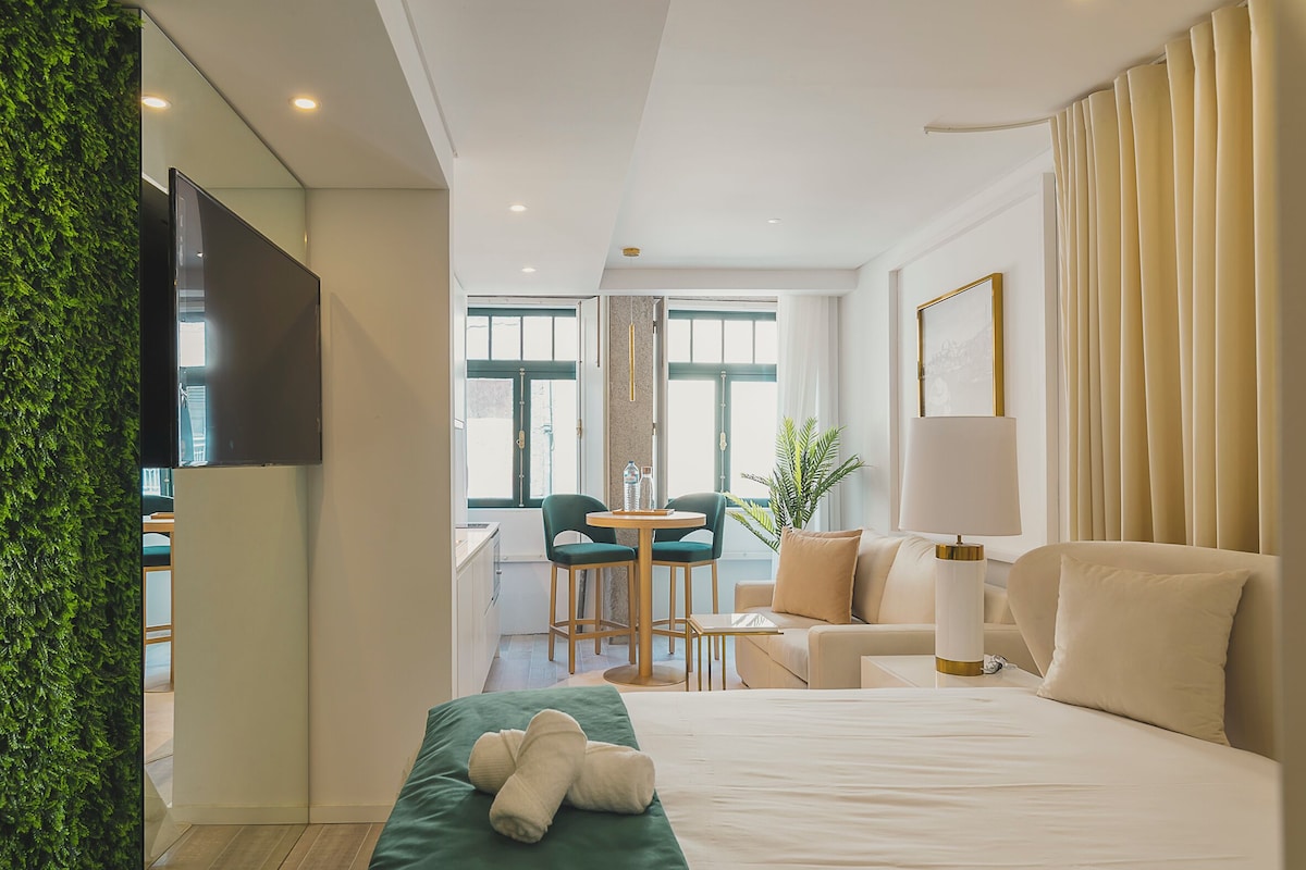 Apartamento | Cortinas/cortinados opacos, ferro/tábua de engomar, Wi-fi grátis 