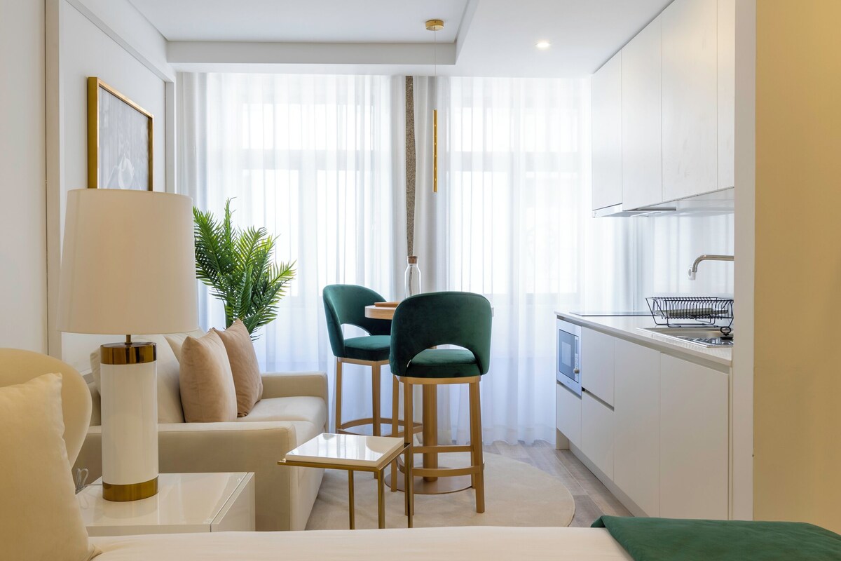 Apartamento | Cortinas/cortinados opacos, ferro/tábua de engomar, Wi-fi grátis 