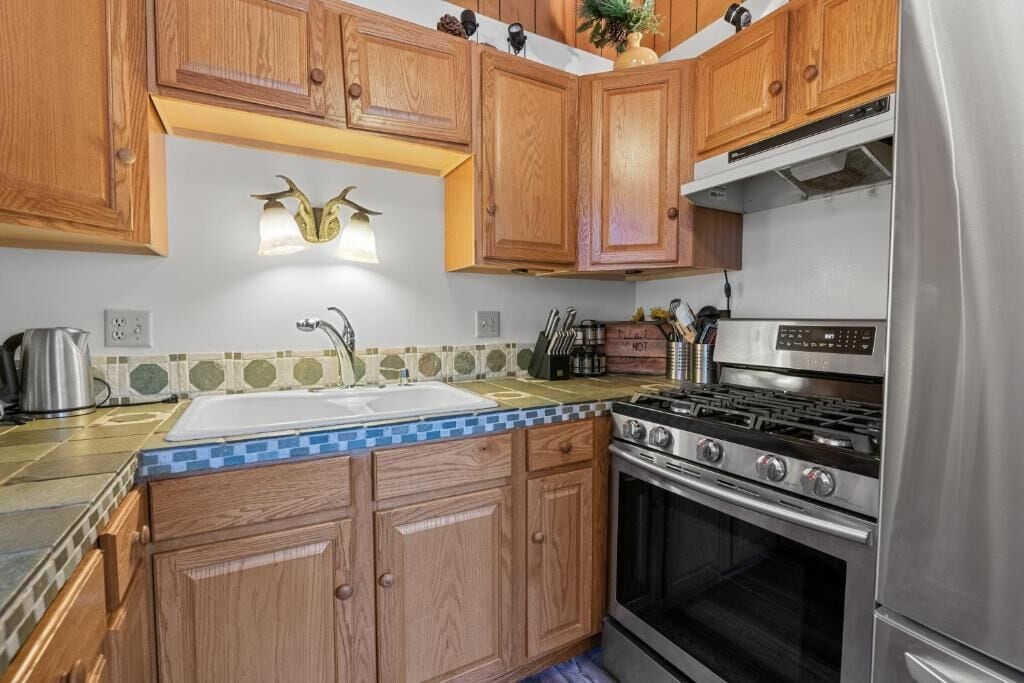Casa, 3 quartos, aceitam-se animais de estimação, vista para a montanha | Cozinha privada