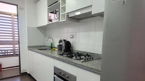 Apartamento, 2 quartos, vista para o mar | Cozinha privada