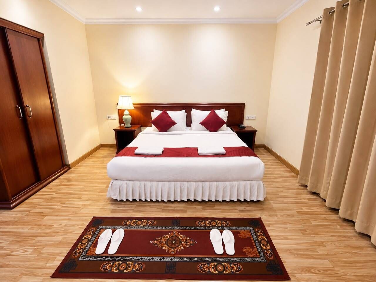 Quarto Duplo Deluxe, vista para a montanha | Ferro/tábua de engomar, Wi-fi grátis 
