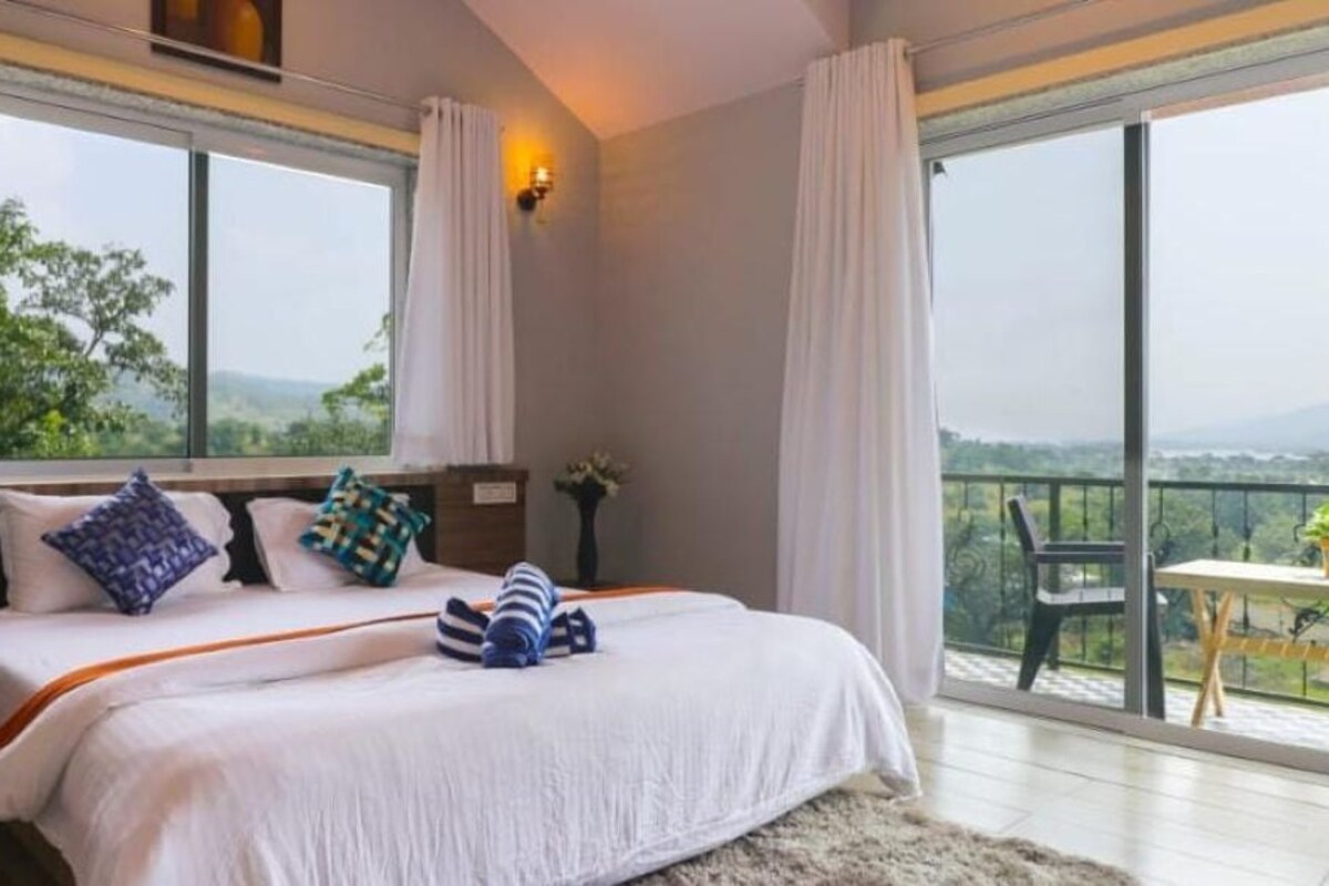 Vila, sacada | Wi-Fi de cortesia, roupa de cama