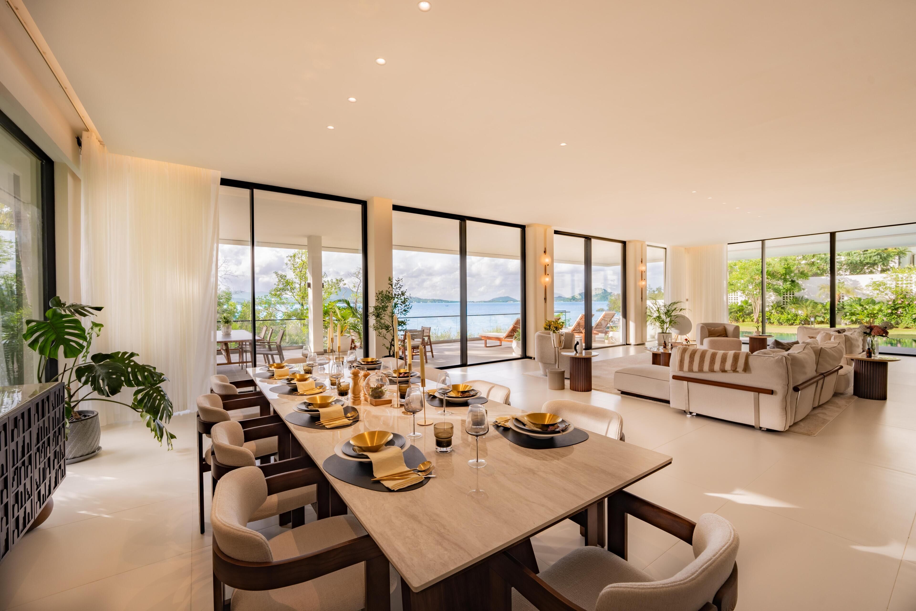 Villa de Luxo, vista para o mar | Restaurantes