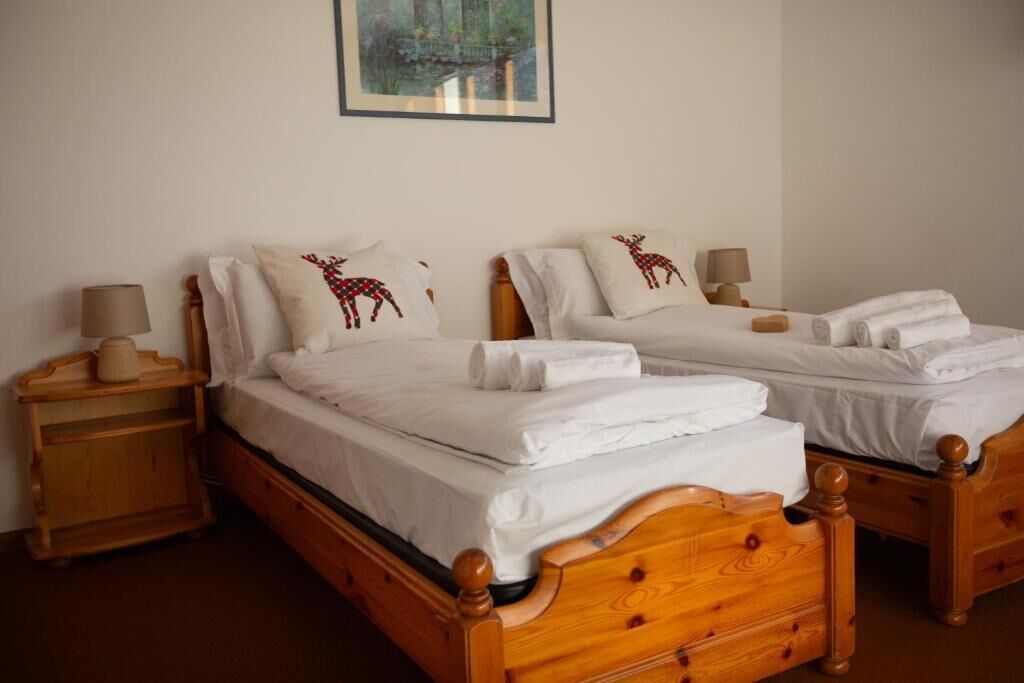 Quarto Duplo ou Twin, varanda, vista para a montanha | Cofre no quarto, Wi-fi grátis 
