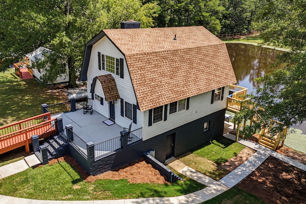 Waterfront Retreat Fishing, Hot Tub & Sauna - Thomson, GA