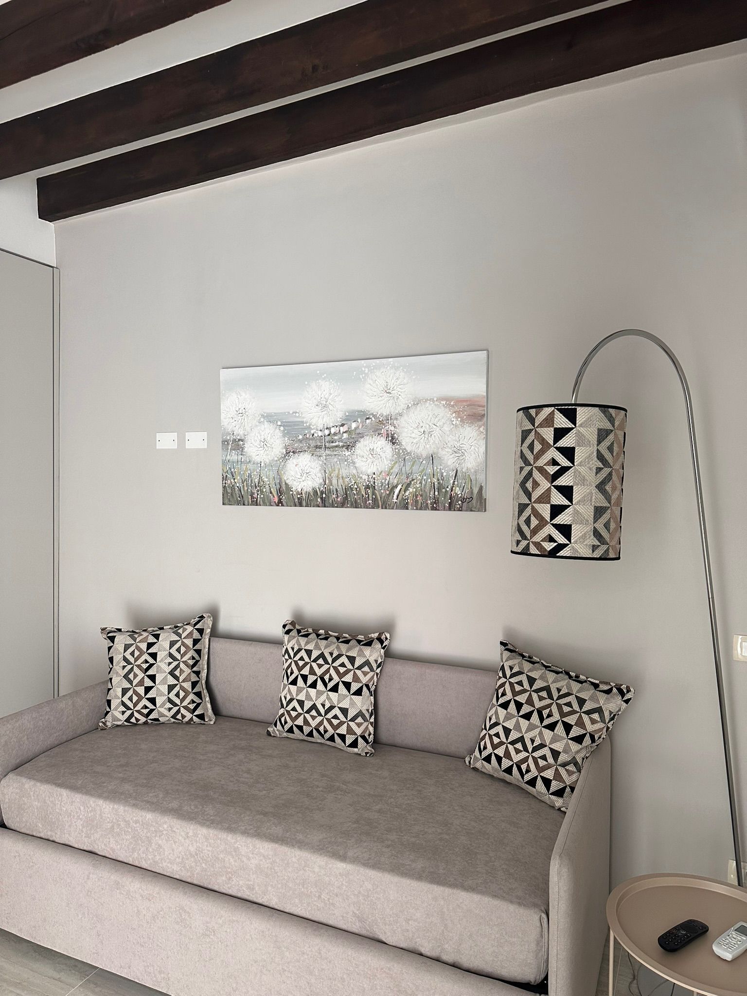 Quarto Triplo Familiar, vista para o pátio | Sala de estar