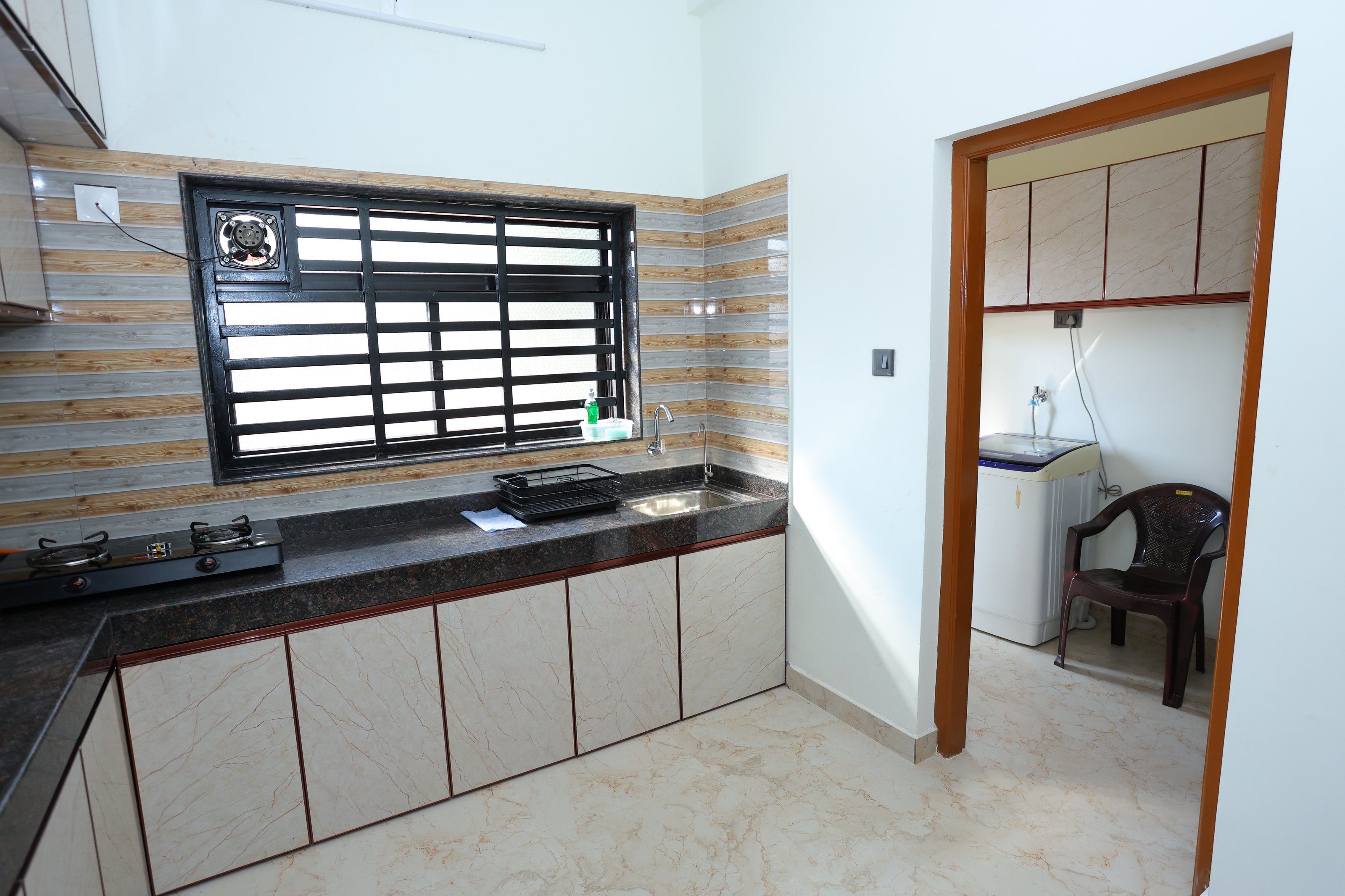 Casa, 2 quartos, não fumadores, varanda | Cozinha privada