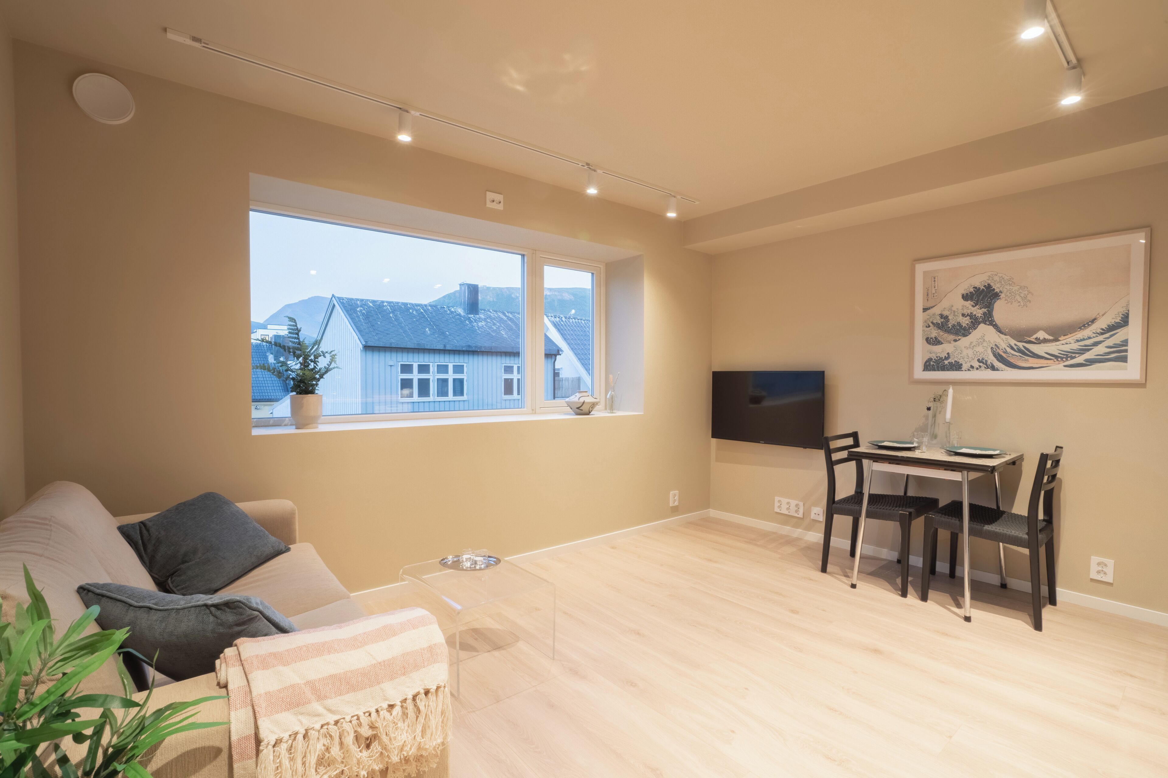 Apartamento Comfort, Vista para a cidade | Sala de estar