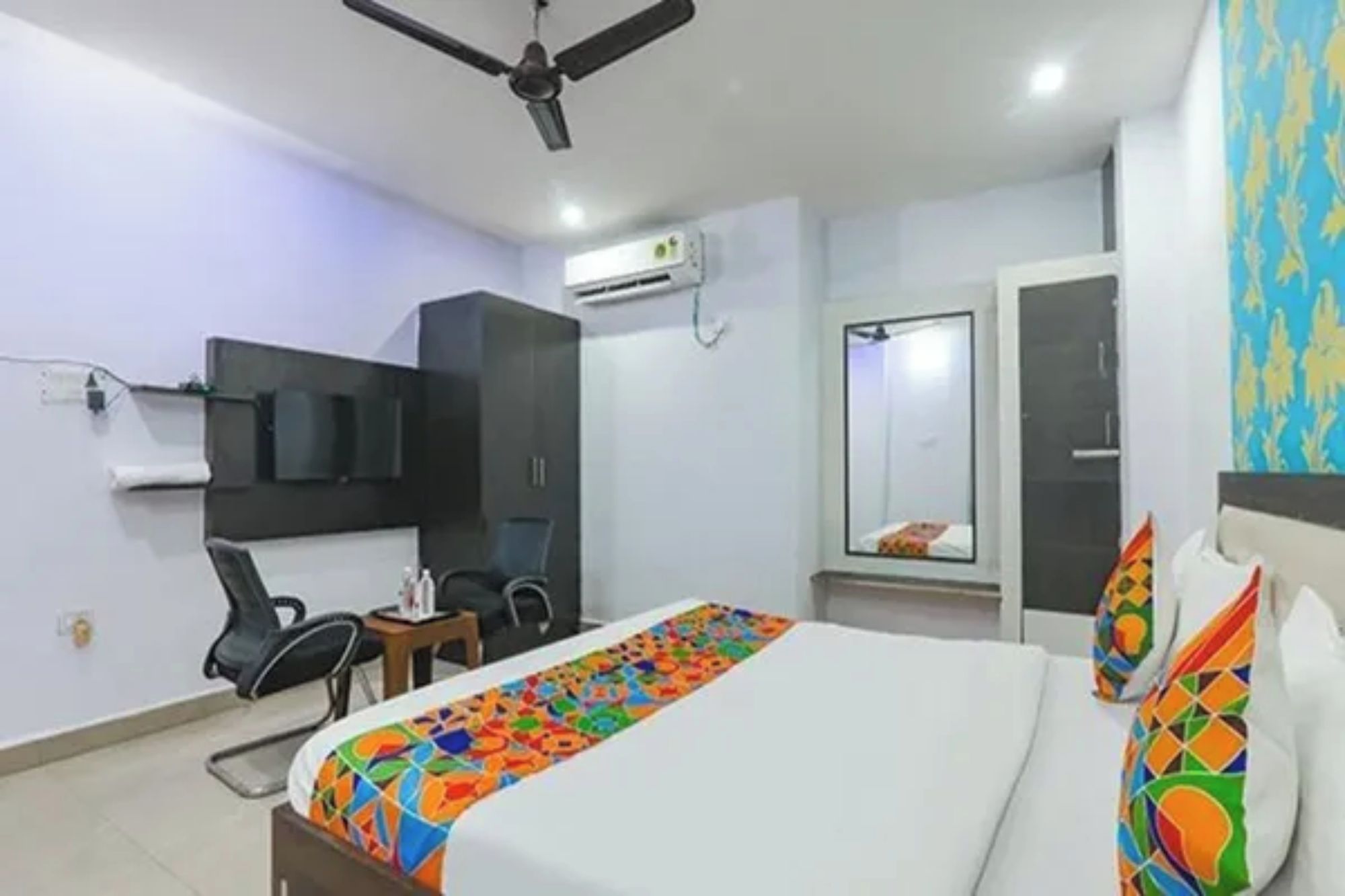 Lençóis de algodão egípcio, roupa de alta qualidade, cofre no quarto 