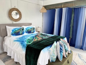 Apartamento, 1 quarto, varanda, vista para o mar
