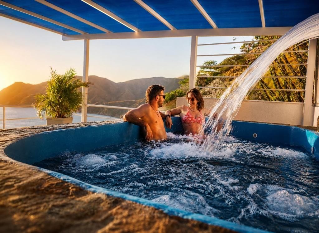 2 piscinas interiores, 2 piscinas exteriores 