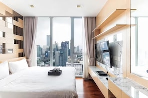 Apartamento Superior, varanda, Vista para a cidade | Ferro/tábua de engomar, Wi-fi grátis 