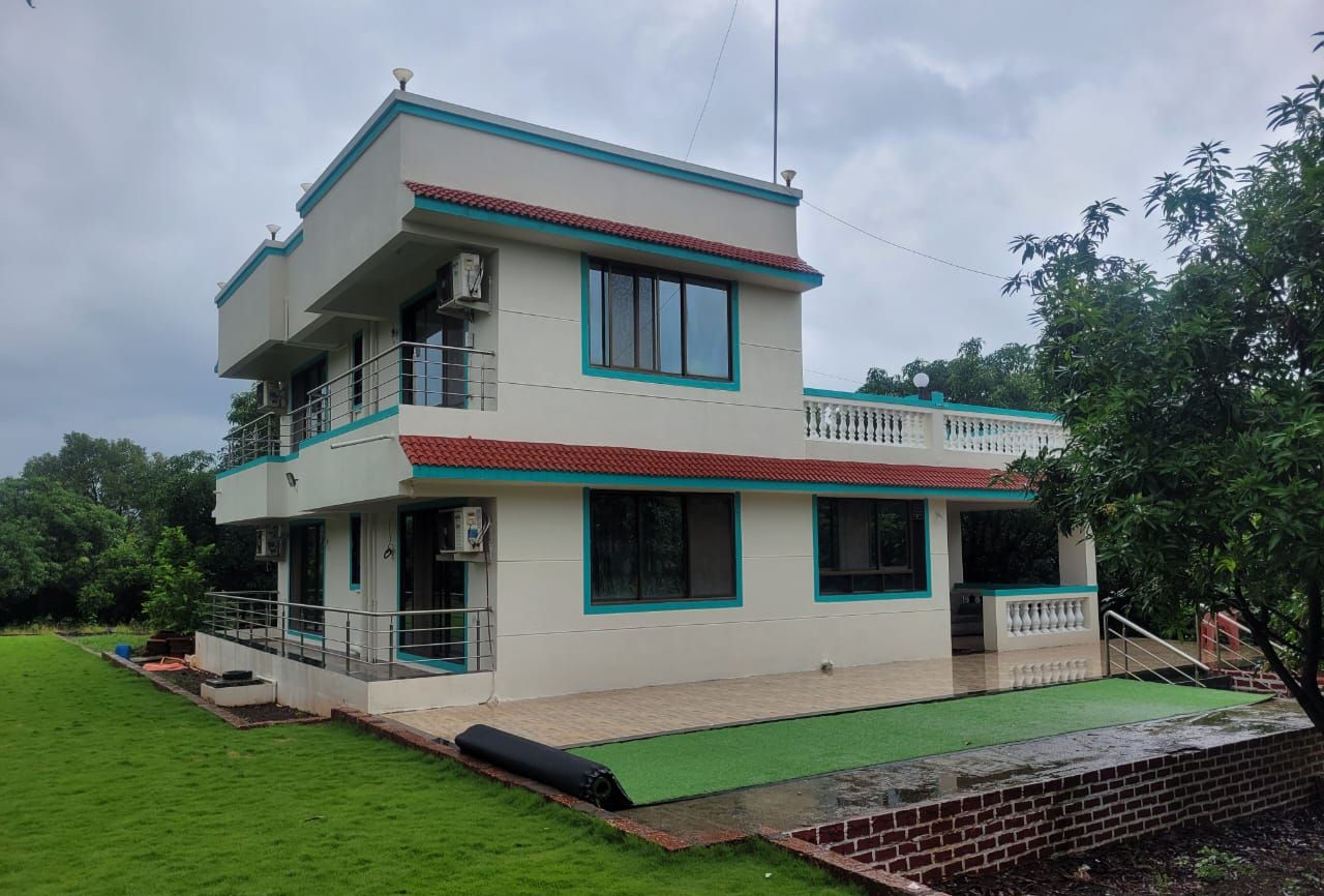 Bungalow, varanda, vista para o jardim | Exterior