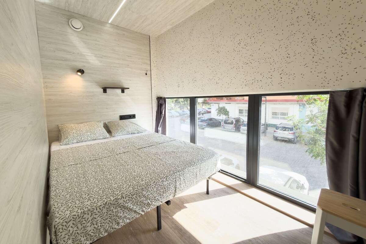 Quarto Duplo Comfort, 1 cama de casal, casa de banho partilhada | Wi-fi grátis, roupa de cama fornecida 