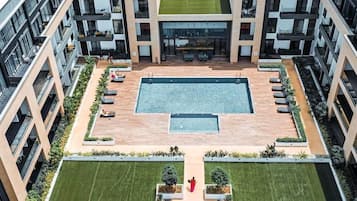 Apartamento Comfort, varanda, vista para o jardim | Exterior