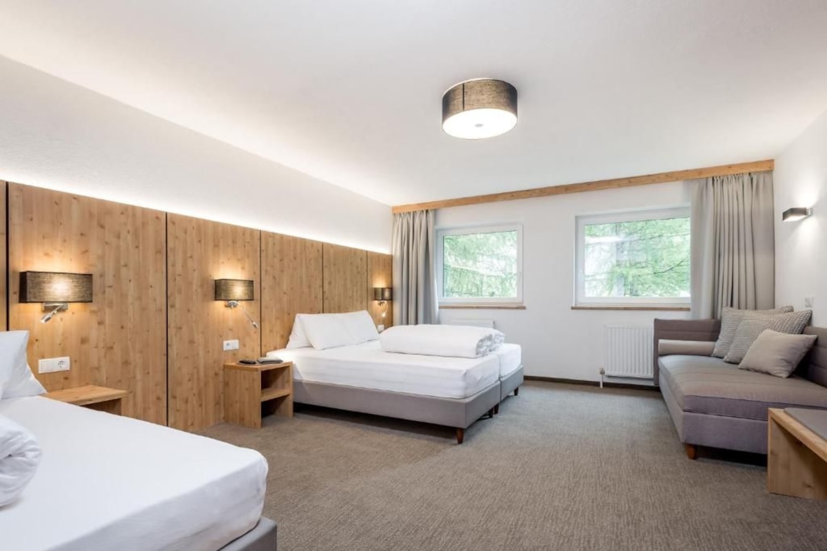 Apartamento Comfort, varanda, vista para a montanha | Cofre no quarto, Wi-fi grátis 