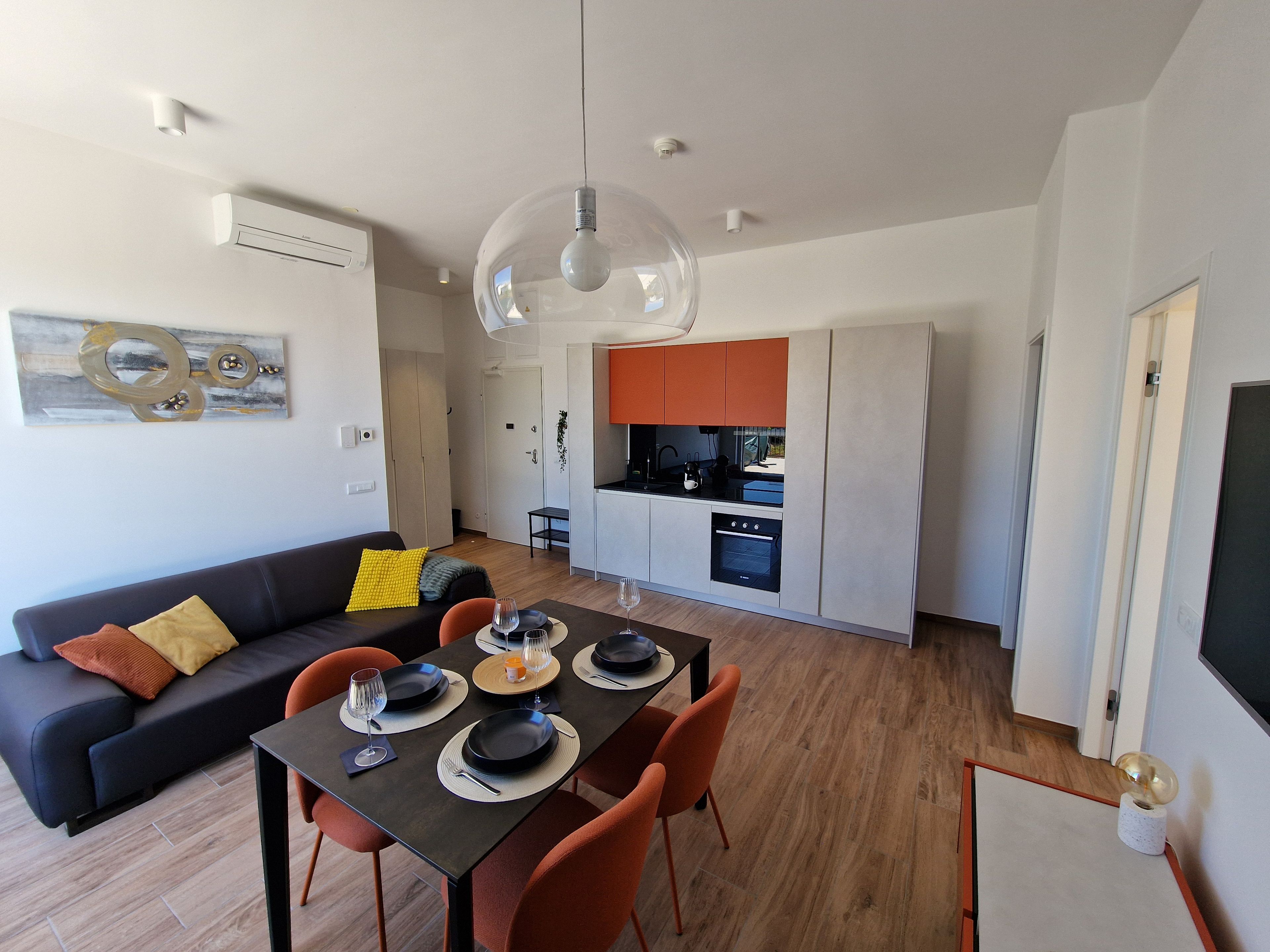 Apartamento Familiar, Vista para a cidade | Restaurantes