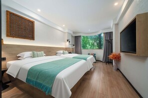 Quarto Twin Tradicional, Vista para a cidade | Wi-fi grátis 