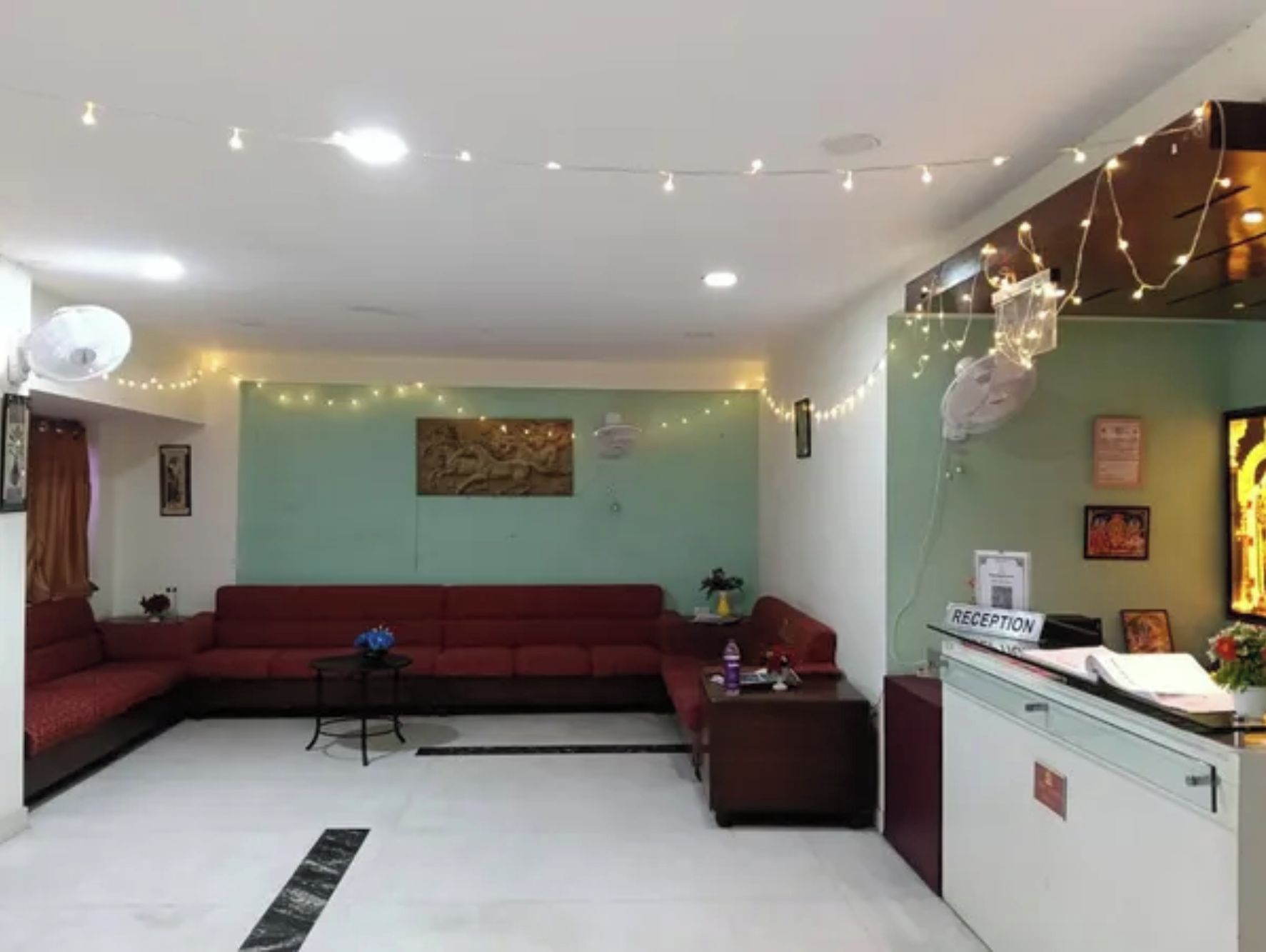 Sala de estar do lobby