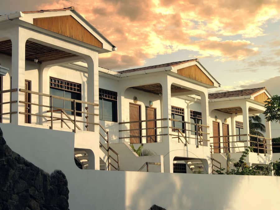 Fachada da propriedade