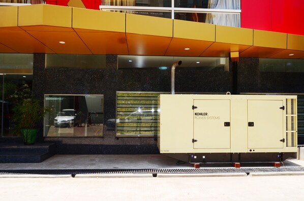 Entrada do alojamento