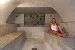 Banho turco/hammam, tratamentos corporais, esfoliação corporal