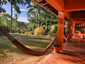Vista para o jardim