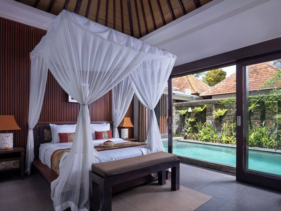 Villa, 2 quartos, piscina privativa | Minibar, cofre no quarto, secretária