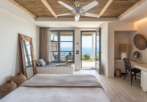 Suite Júnior, vista para o mar (Centaurus) | Roupa hipoalergénica, minibar, cofre no quarto 